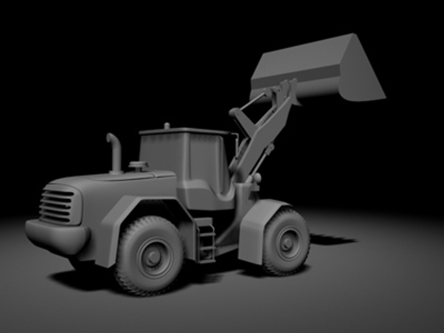 Wheel Loader 3d Model
