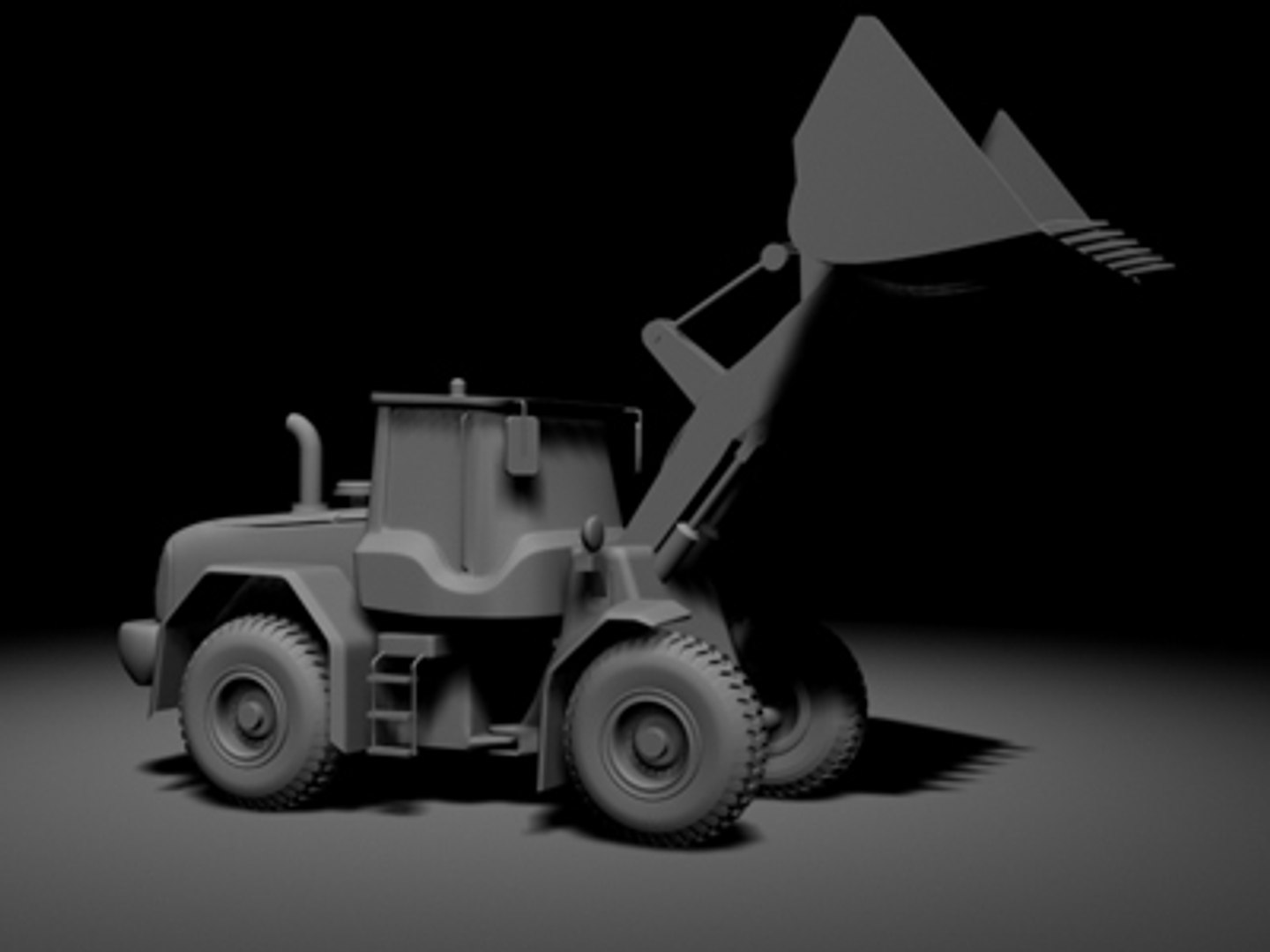 Wheel Loader 3d Model