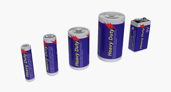 3d batteries model