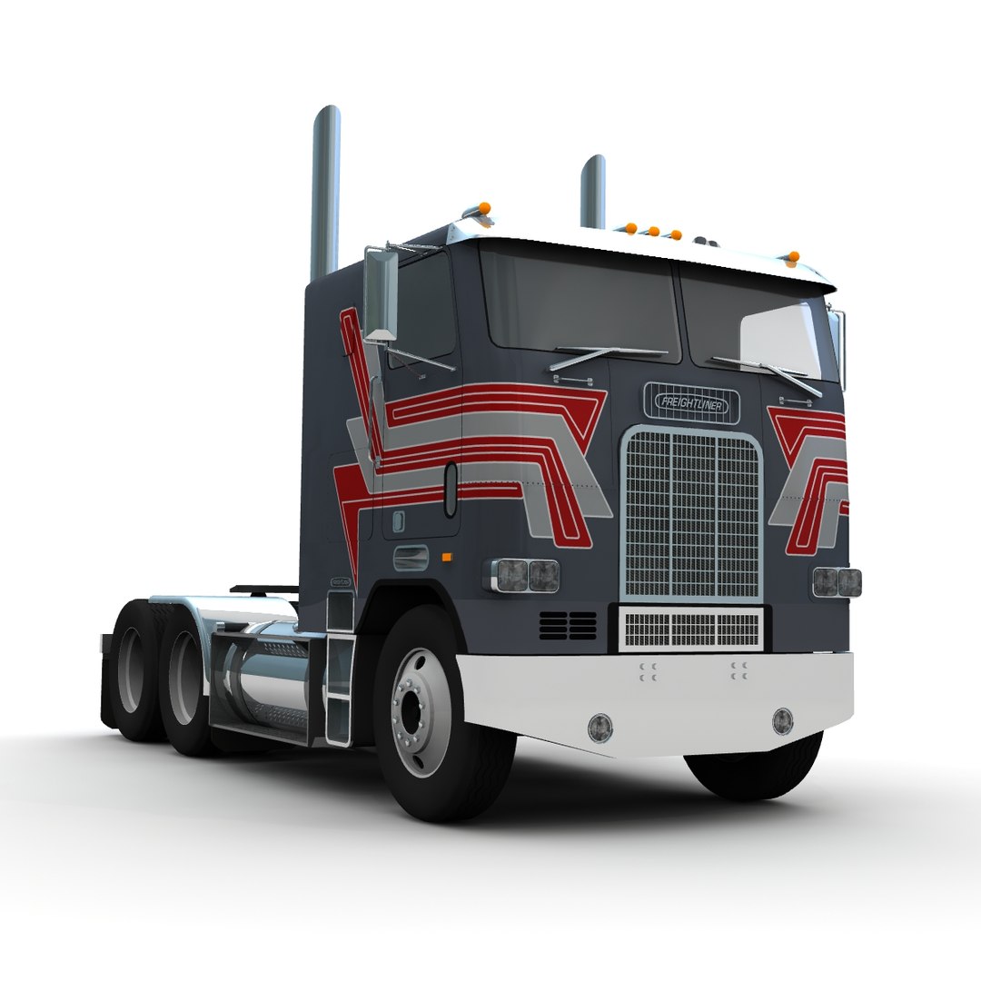 3d Model Of Cabover Truck