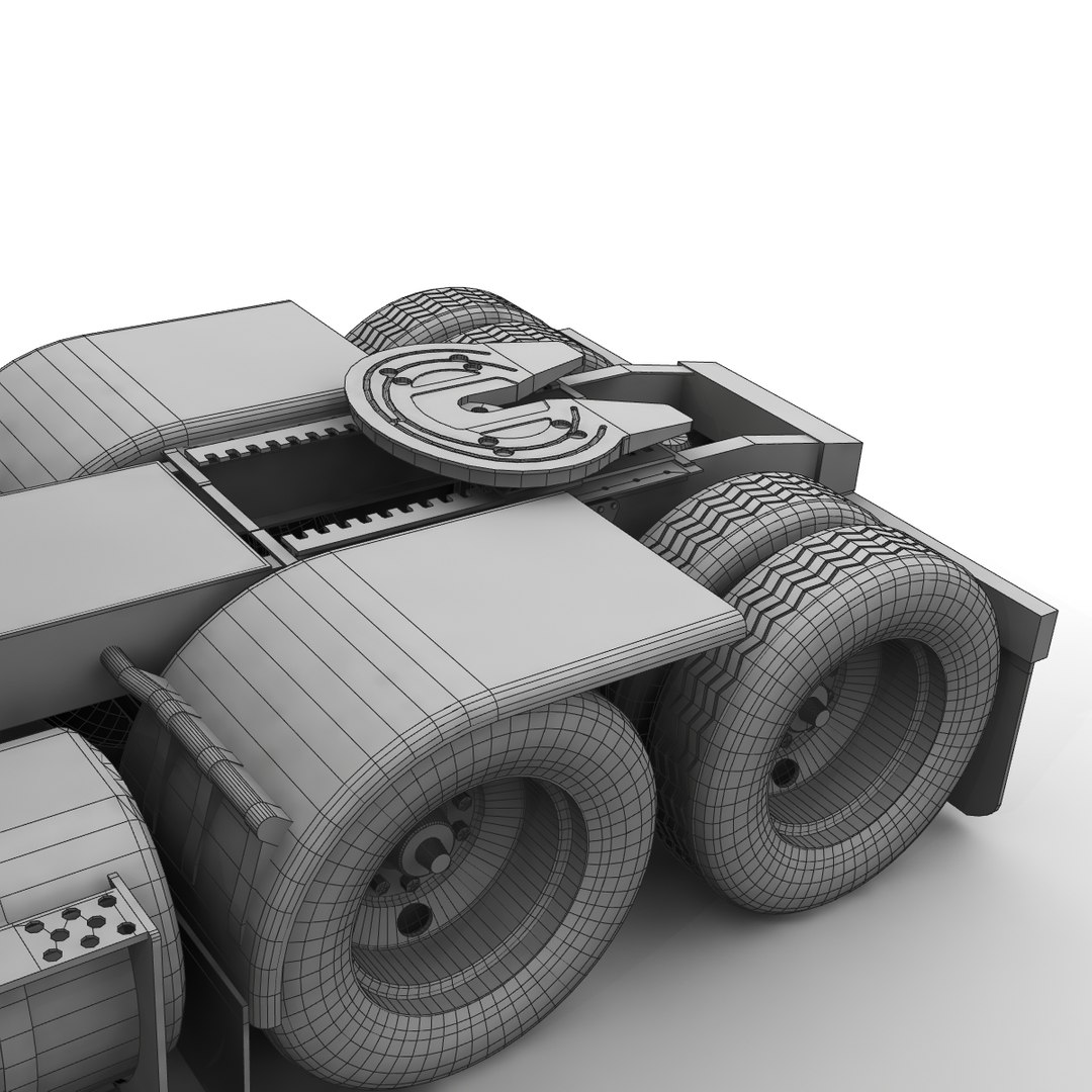 3d Model Of Cabover Truck