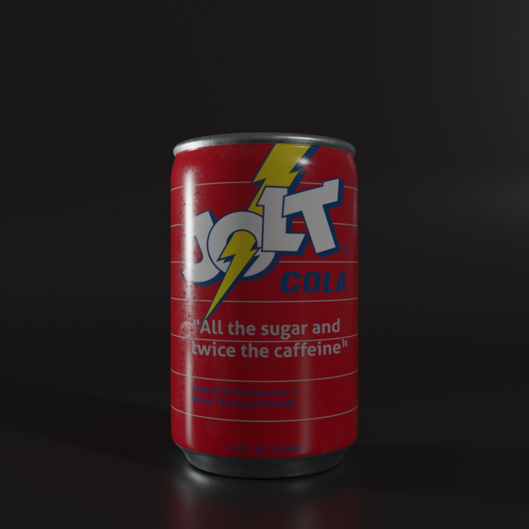 3D Jolt Cola Can Model - TurboSquid 2219906