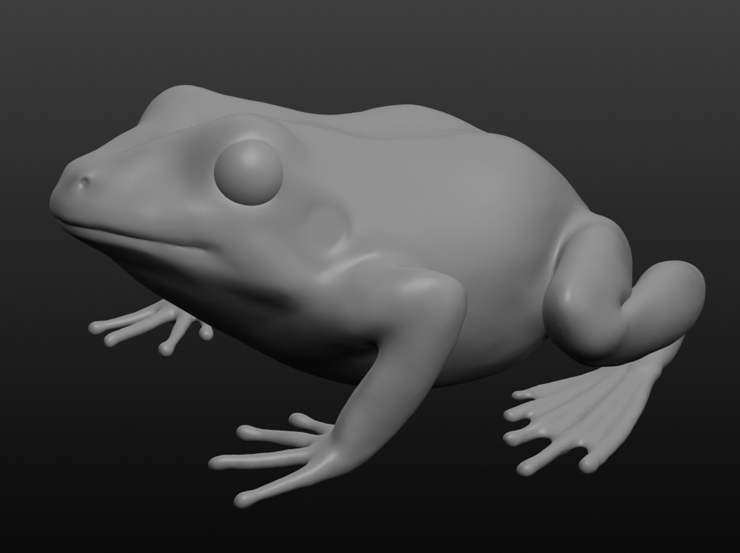 3D Frog Base Mesh Model - TurboSquid 1411983