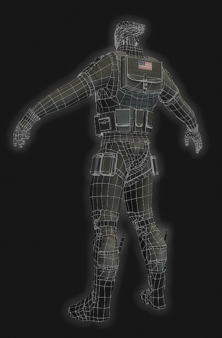 Soldier Future 3d Model