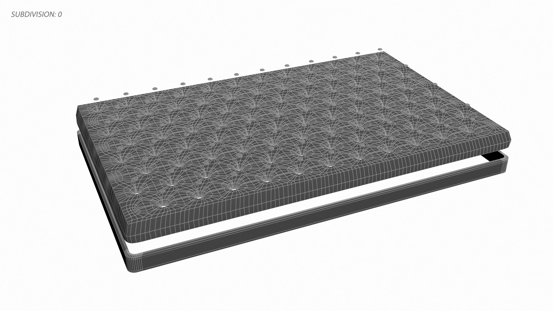 chesterfield wall 3d model