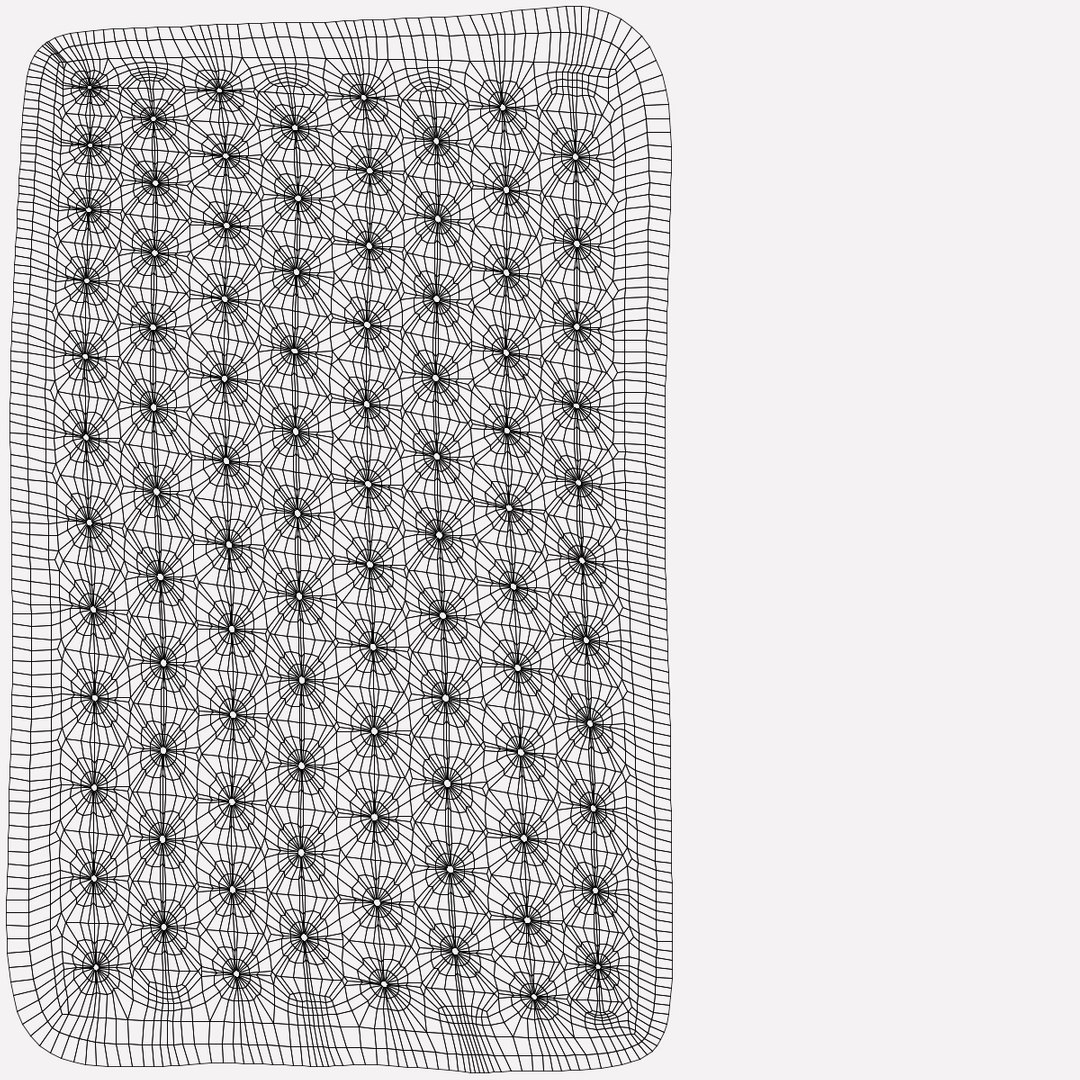 chesterfield wall 3d model