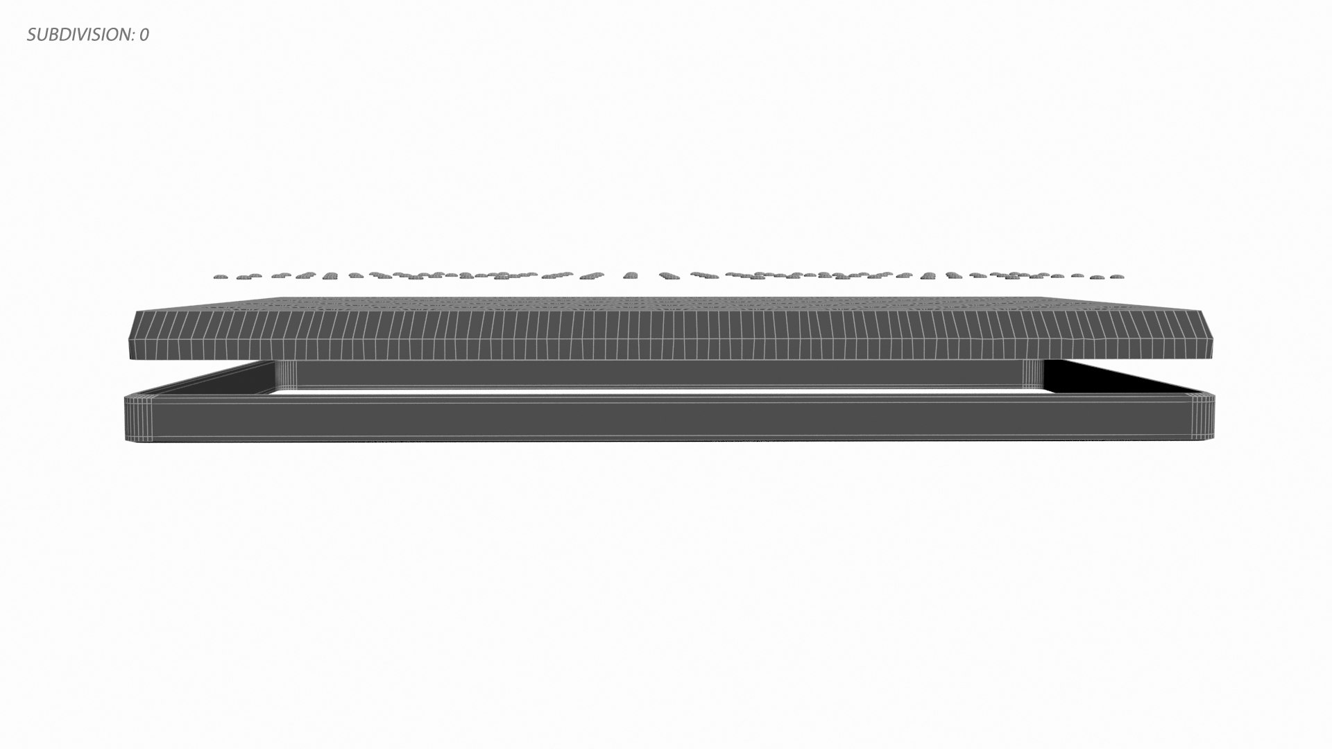 chesterfield wall 3d model