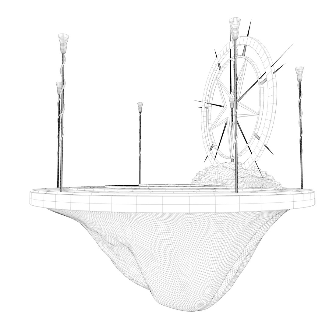 3d Fantasy Environment Model