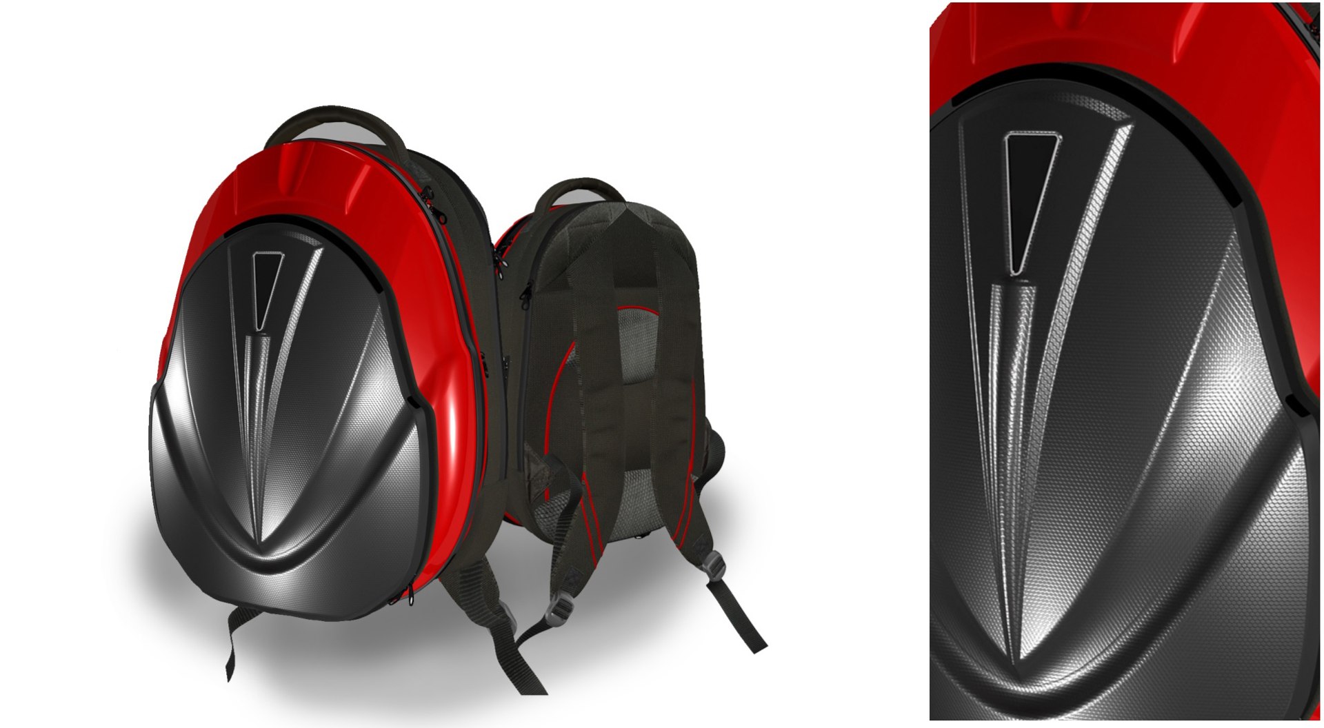 Hybrid Backpack 3D Model - TurboSquid 1165873
