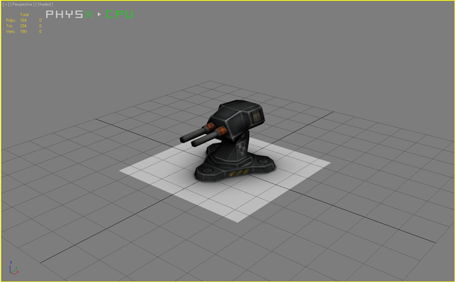 3ds max turrets mobile