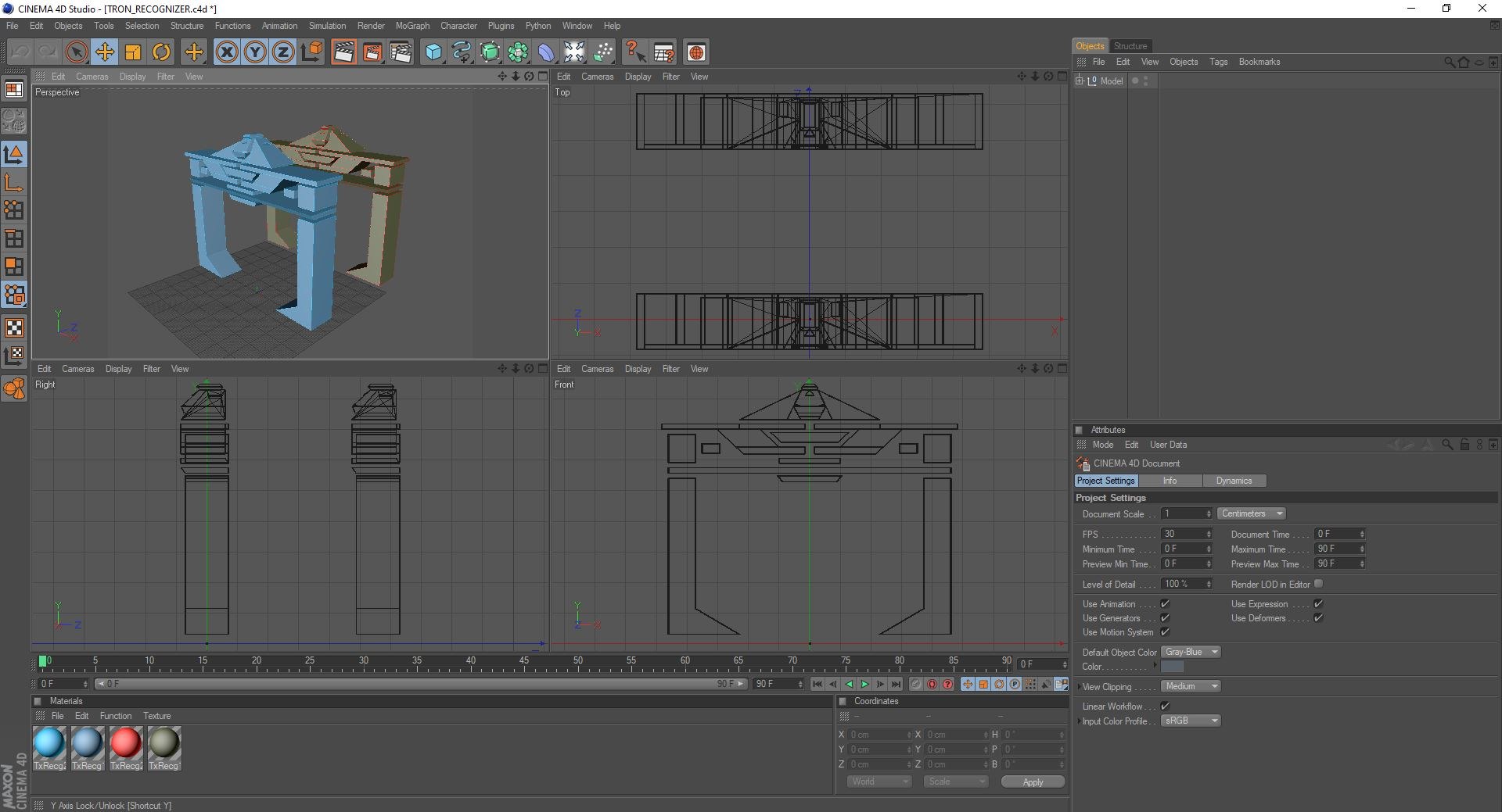 TRON 1982 Recognizer 3D Model - TurboSquid 1811146