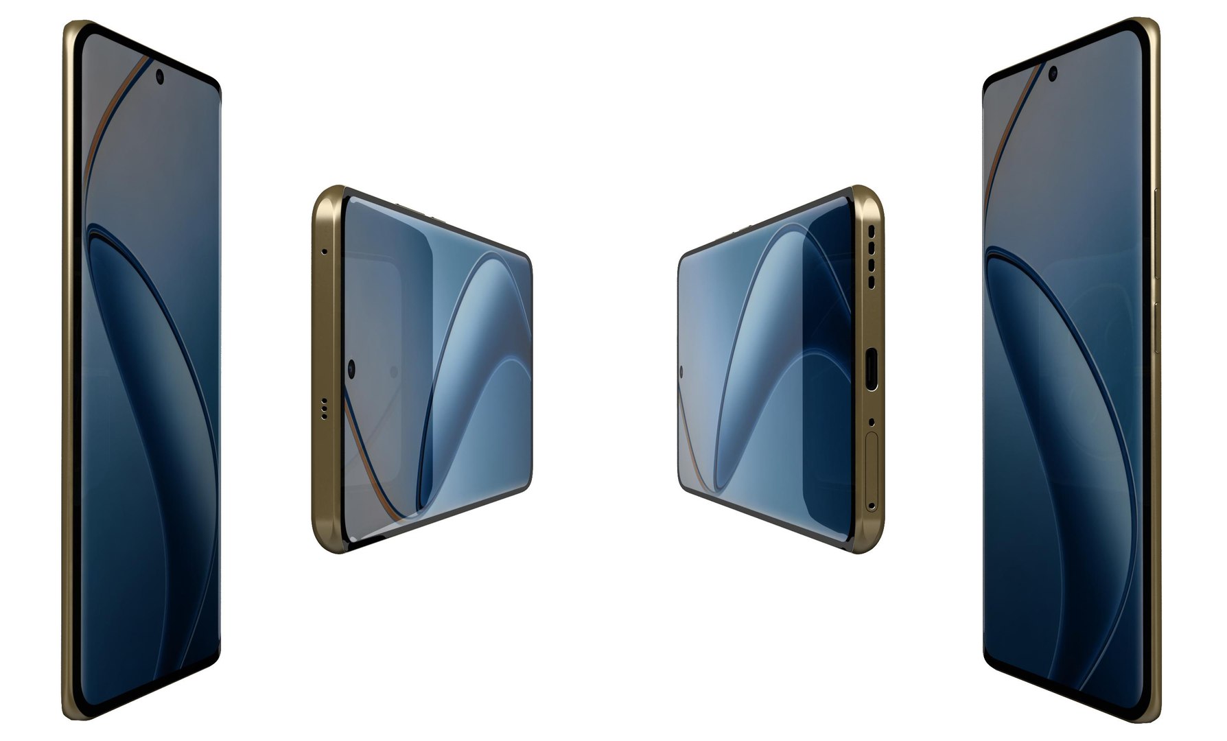 Realme 12 Pro Plus 5G Blue 3D - TurboSquid 2189994