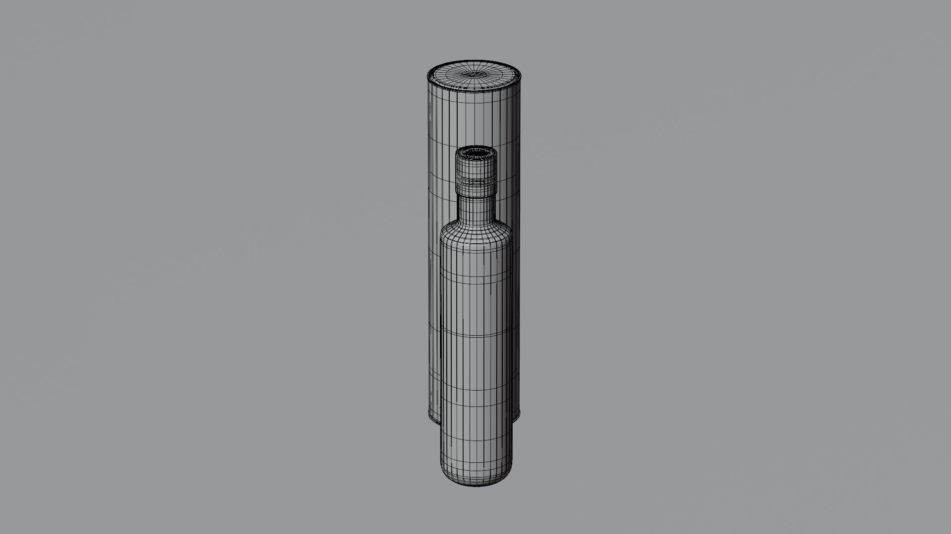 Oil Bottle And Box 3D Model - TurboSquid 2273478