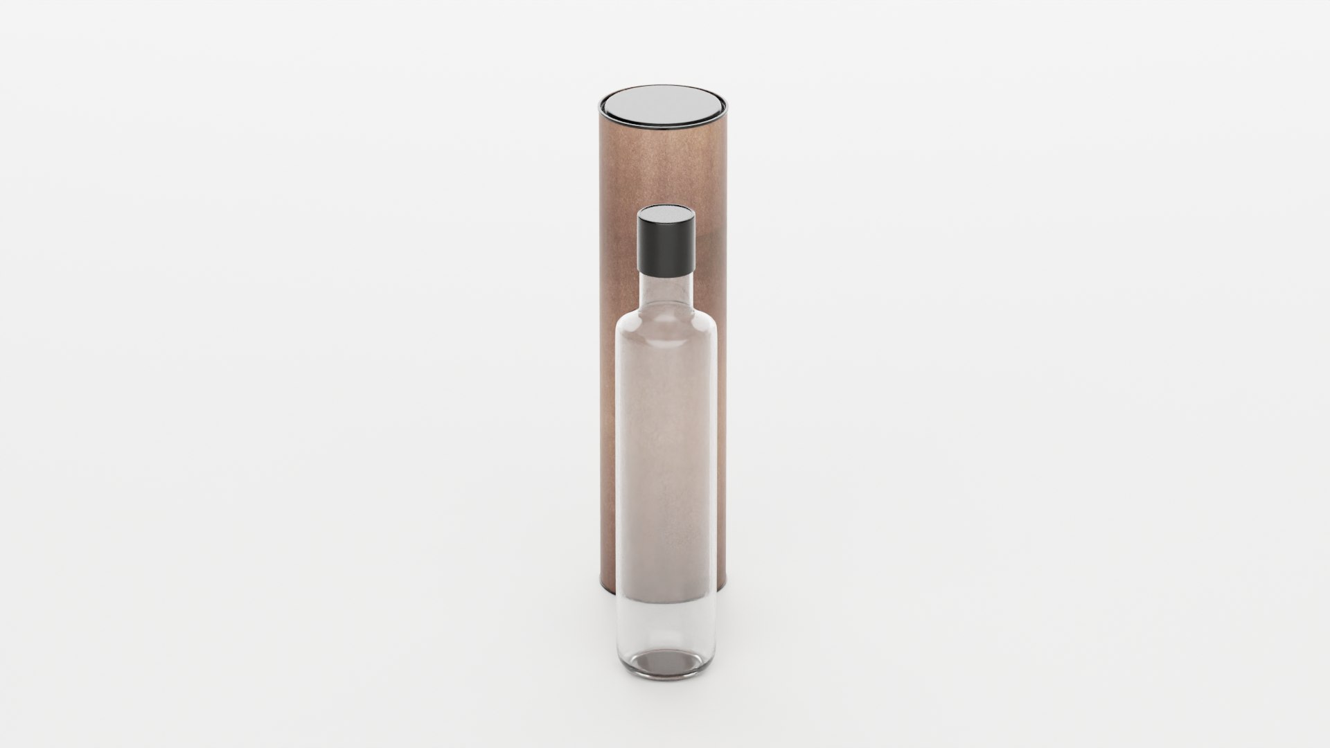Oil Bottle And Box 3D Model - TurboSquid 2273478