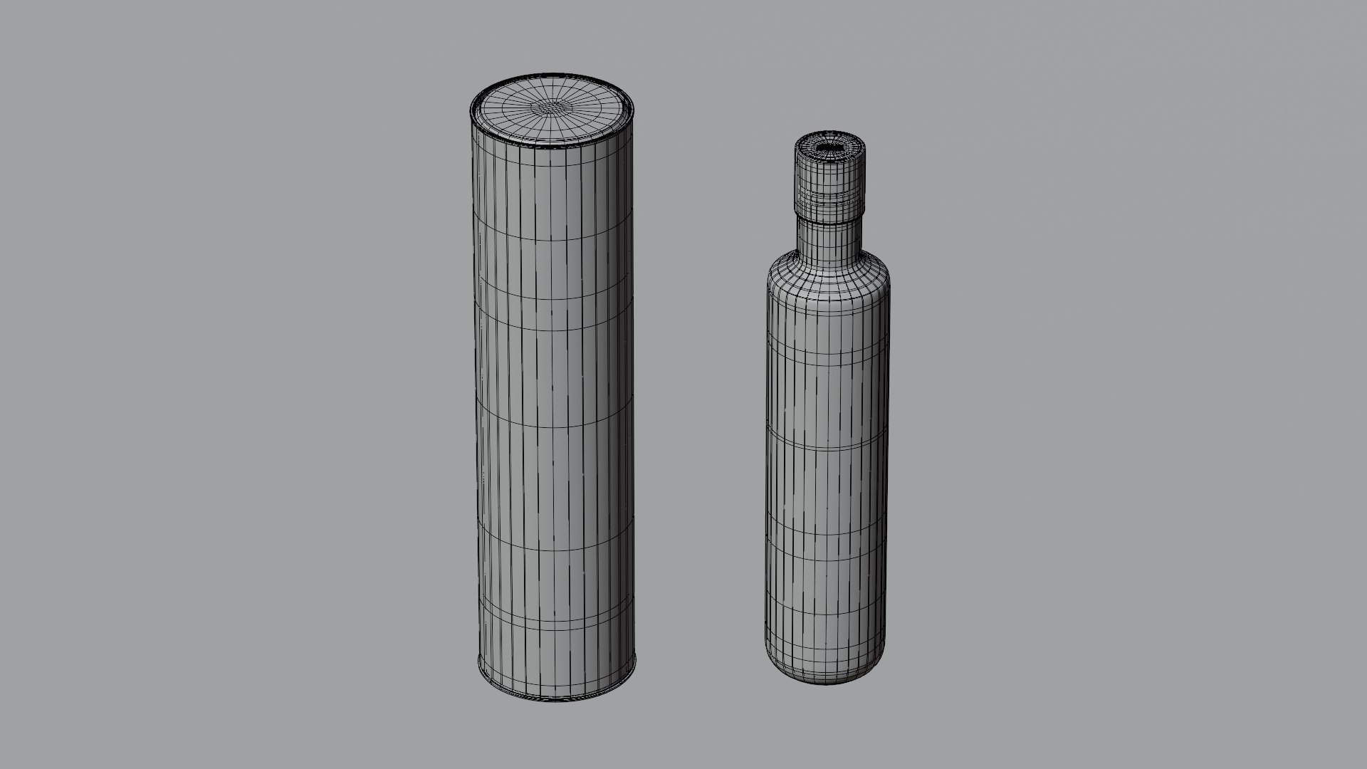 Oil Bottle And Box 3D Model - TurboSquid 2273478