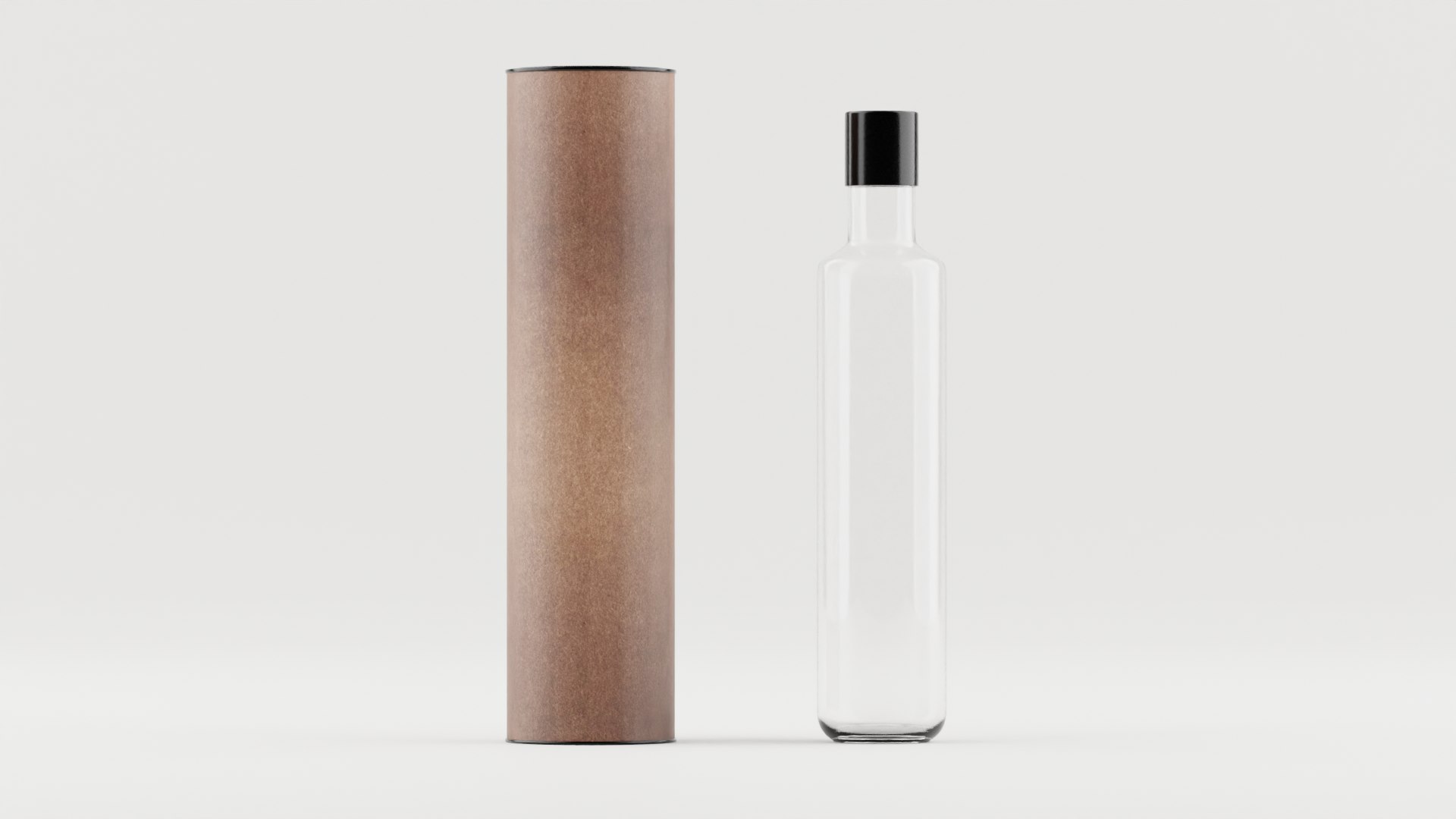 Oil Bottle And Box 3D Model - TurboSquid 2273478