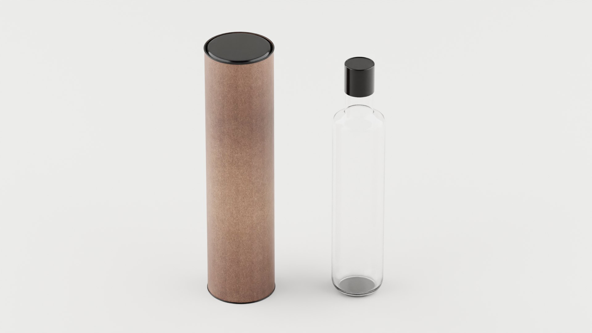 Oil Bottle And Box 3D Model - TurboSquid 2273478