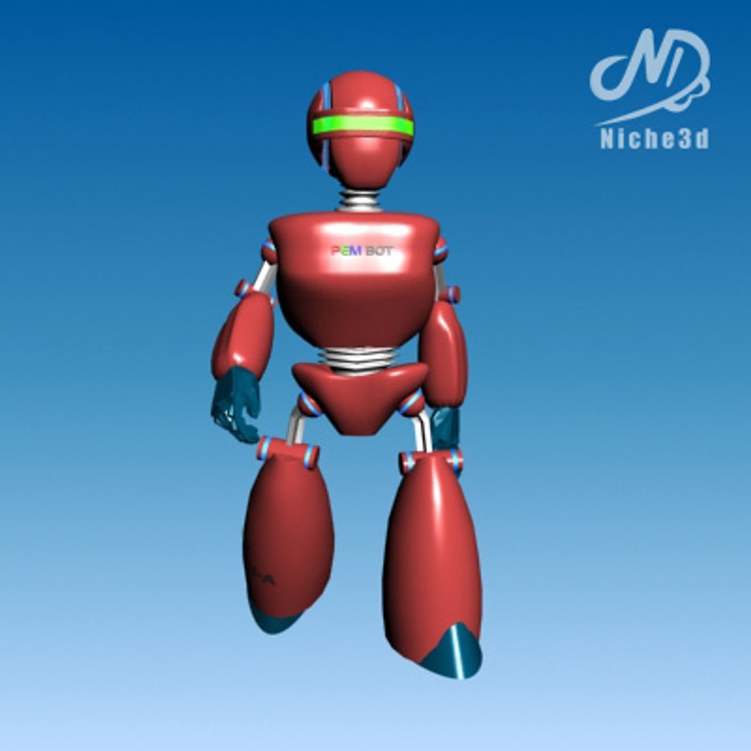 Futuristic Robot - 23-a 3d Model