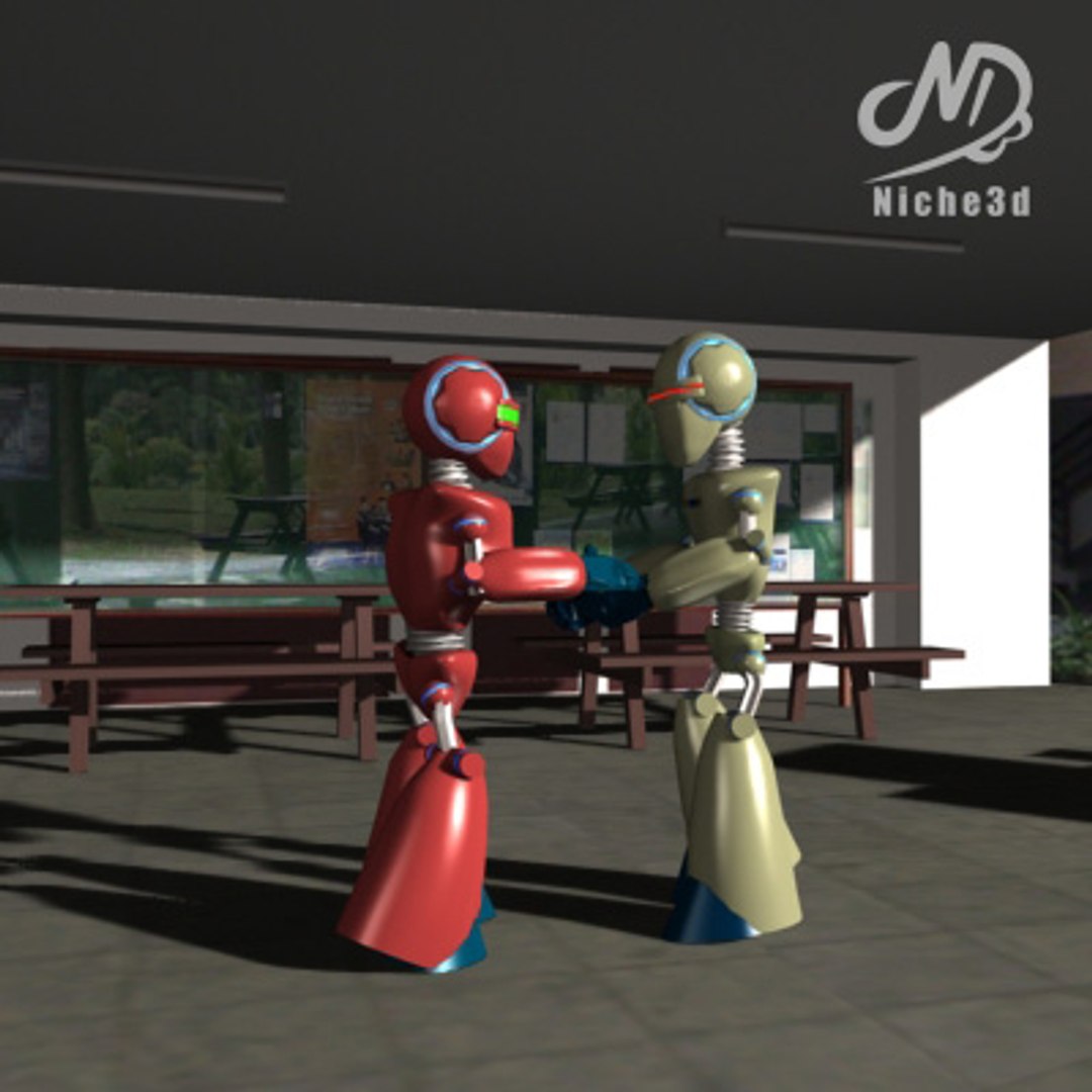 Futuristic Robot - 23-a 3d Model