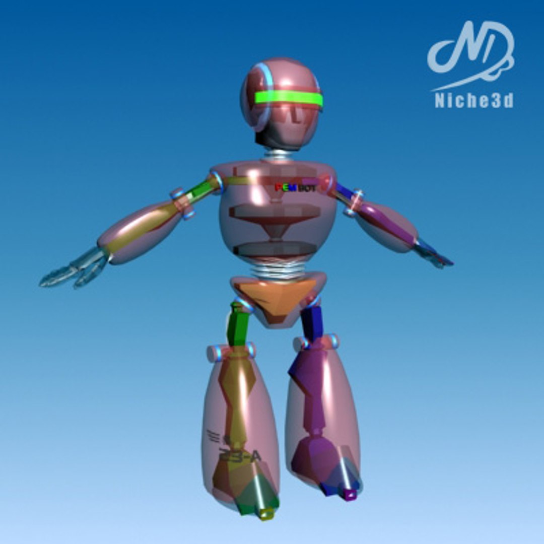 Futuristic Robot - 23-a 3d Model