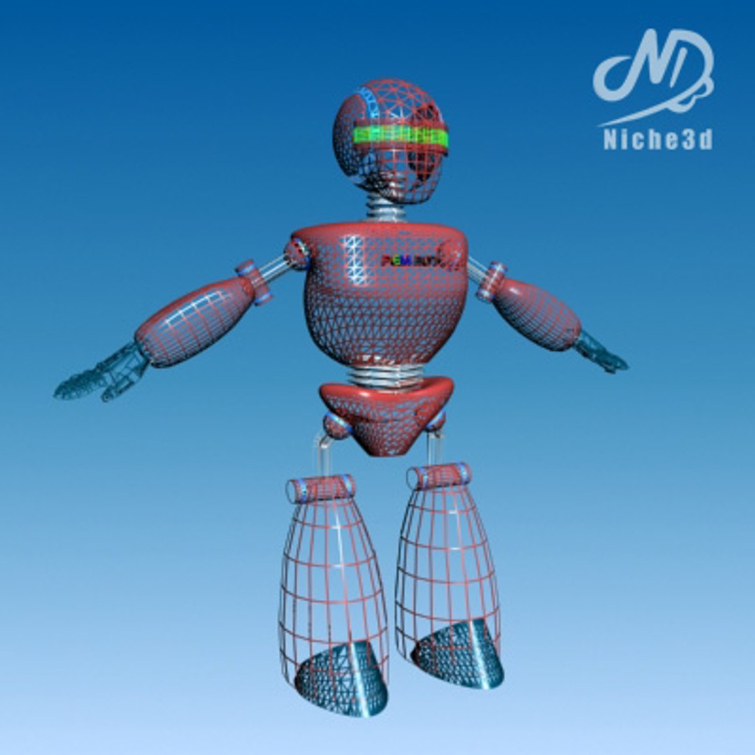 Futuristic Robot - 23-a 3d Model