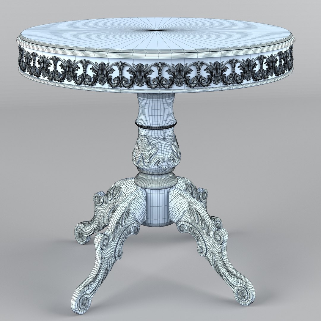 3d Model Of Table