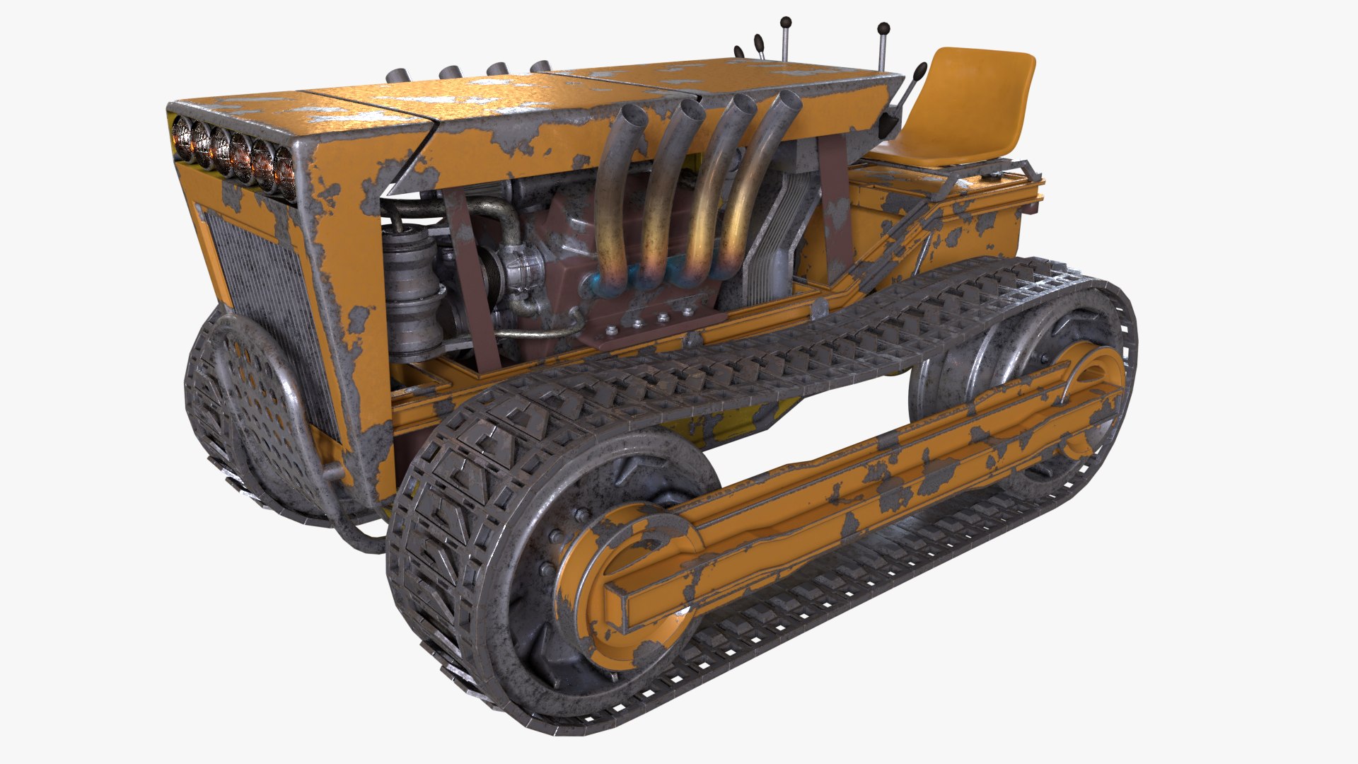 Steel Wheel Tanks 3D Model - TurboSquid 1363335