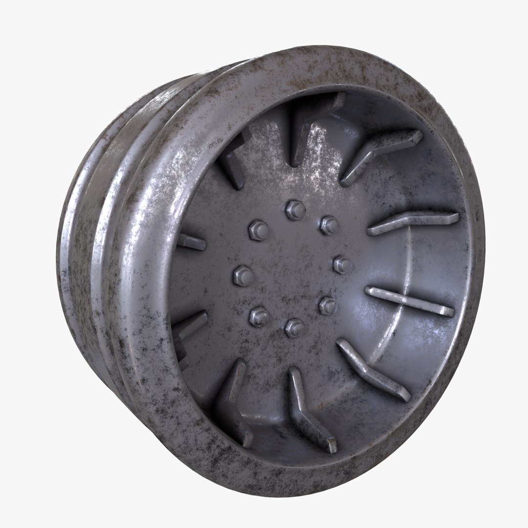 탱크 트랙 용 강철 바퀴 3D 모델 - TurboSquid 1363335