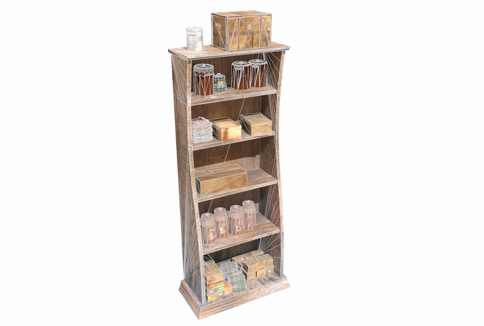 3D Old Shelf - TurboSquid 1405424