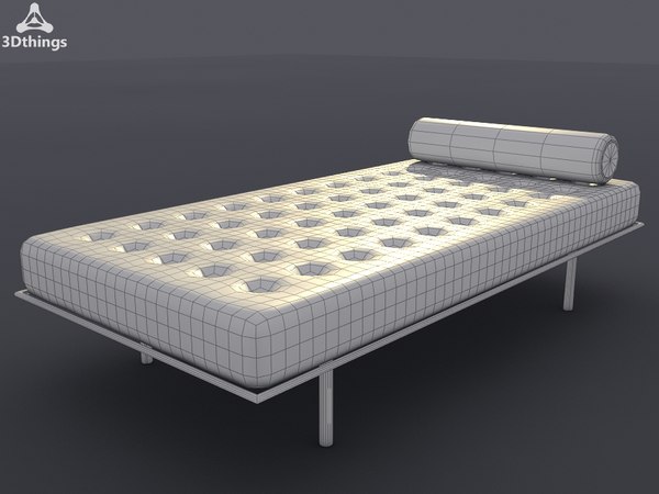 3D OBJ bed bedroom furniture