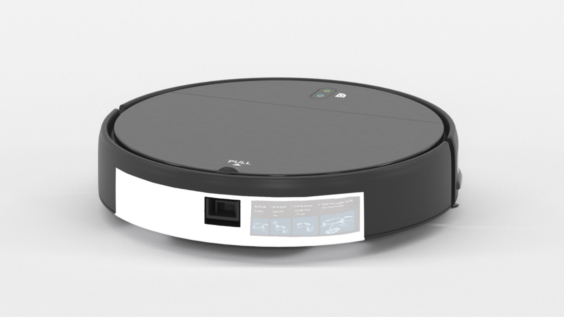 3D Model Robot Vacuum Cleaner And Mop Combination - TurboSquid 2370586