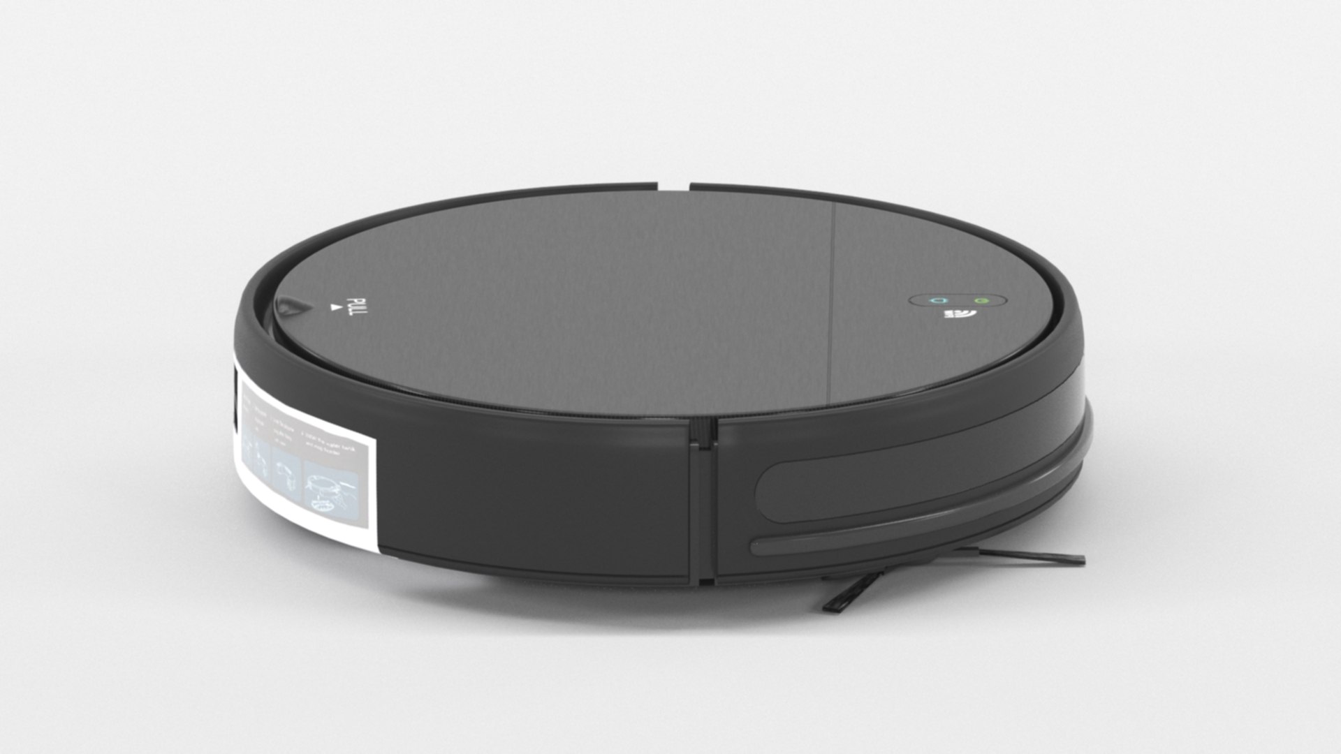 3D Model Robot Vacuum Cleaner And Mop Combination - TurboSquid 2370586