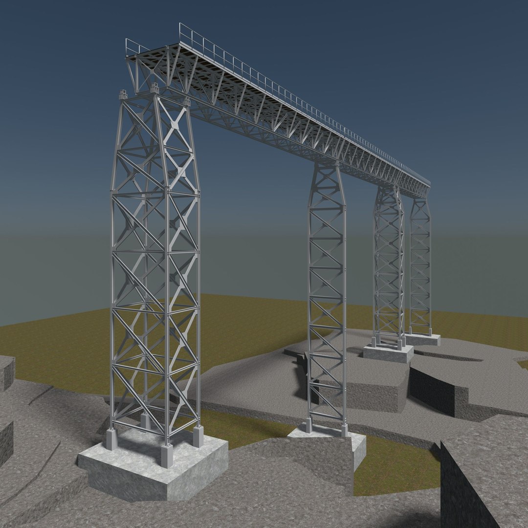 3D Truss And Trestle - TurboSquid 2156706
