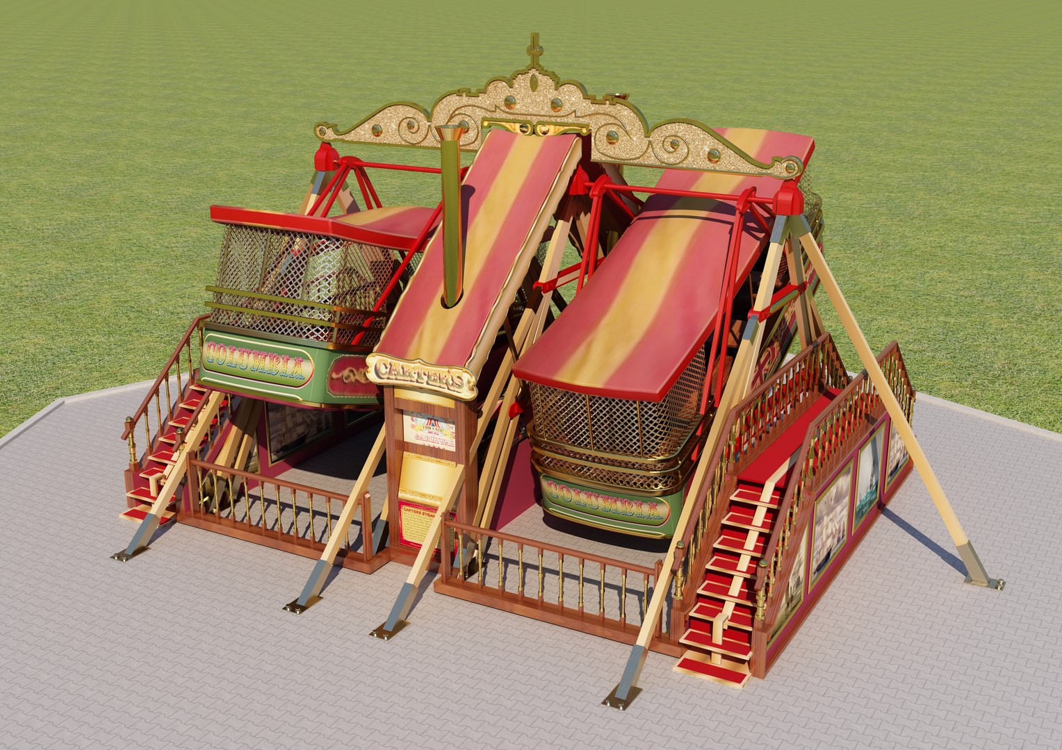 Carters Steam Fair 3D Model - TurboSquid 1228081