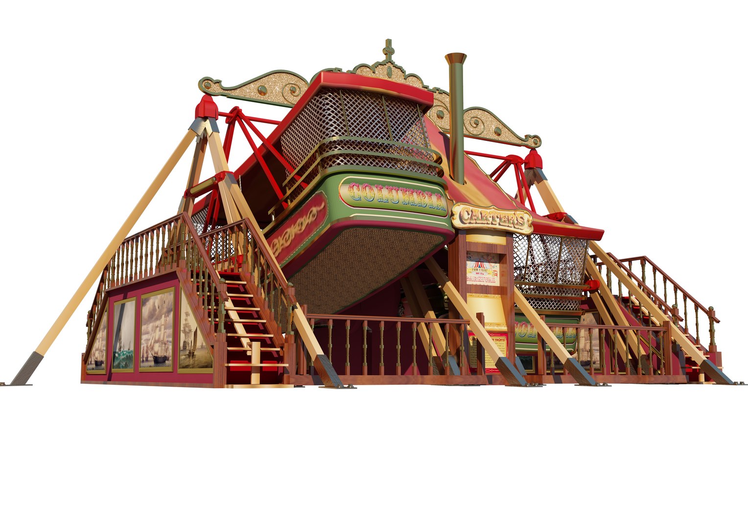 Carters Steam Fair 3D Model - TurboSquid 1228081