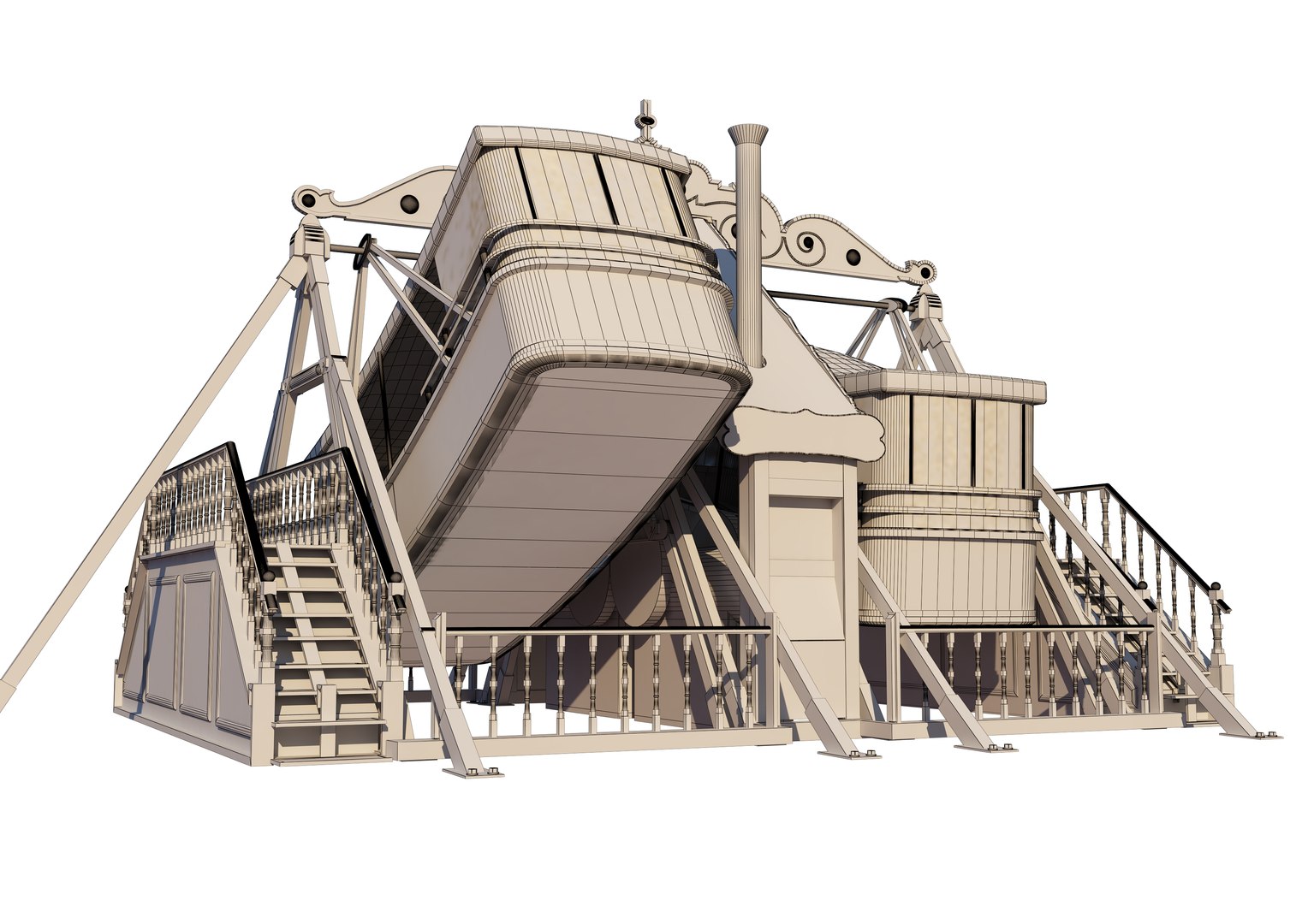 Carters Steam Fair 3D Model - TurboSquid 1228081