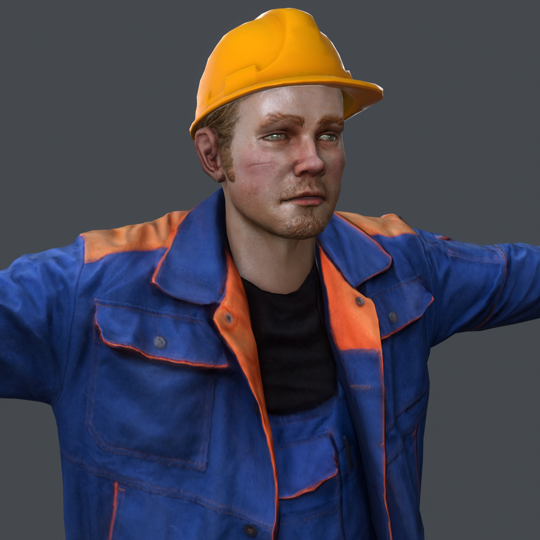 Scan Worker Rig 3D Model - TurboSquid 1322199