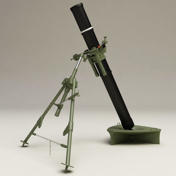 mortar 120mm 3d model