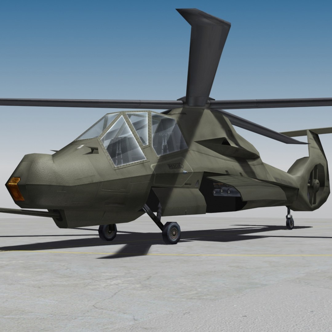 3dsmax Comanche Helicopter