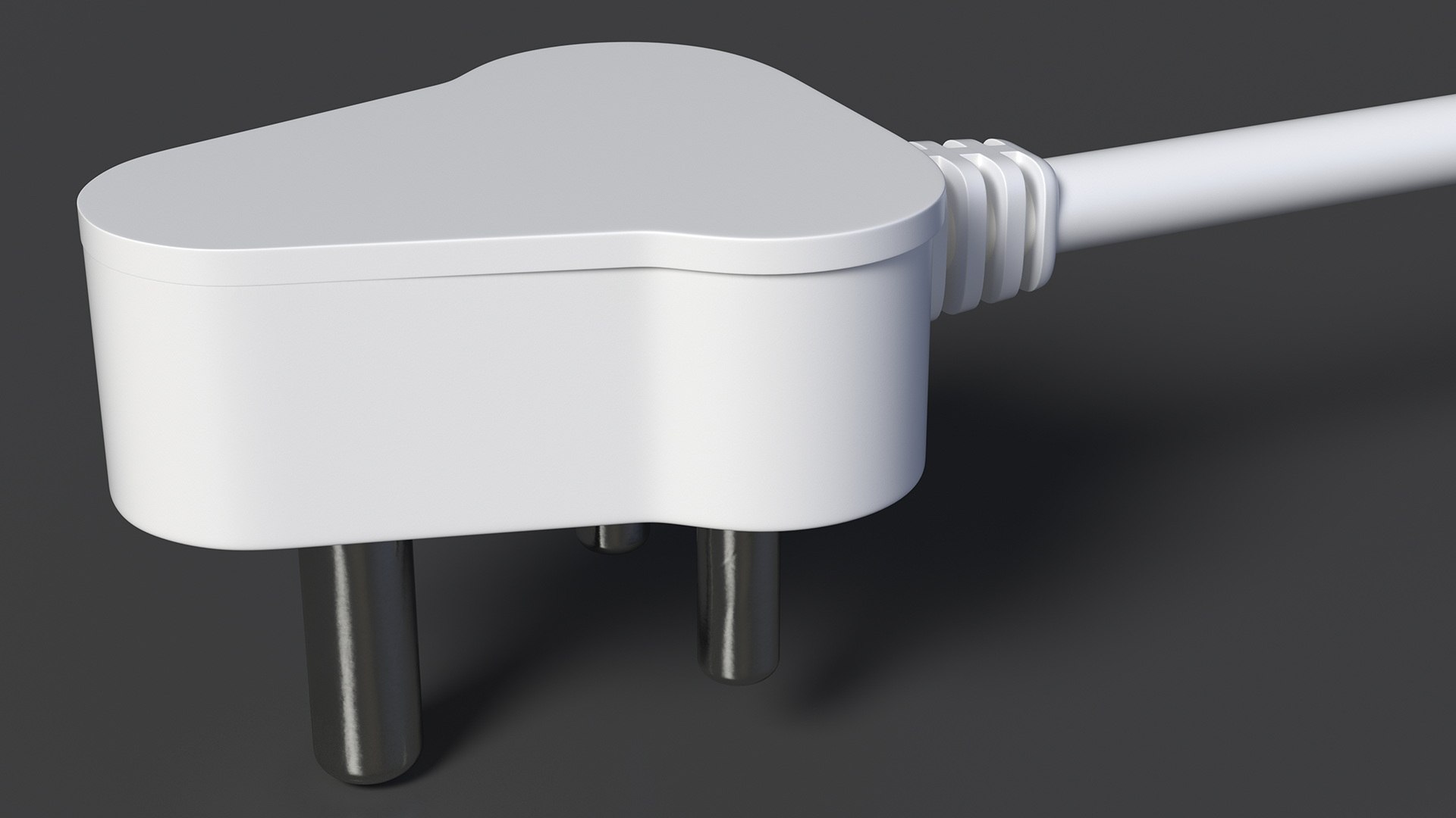 3D Type D Electric Plug White Rigged - TurboSquid 2042718