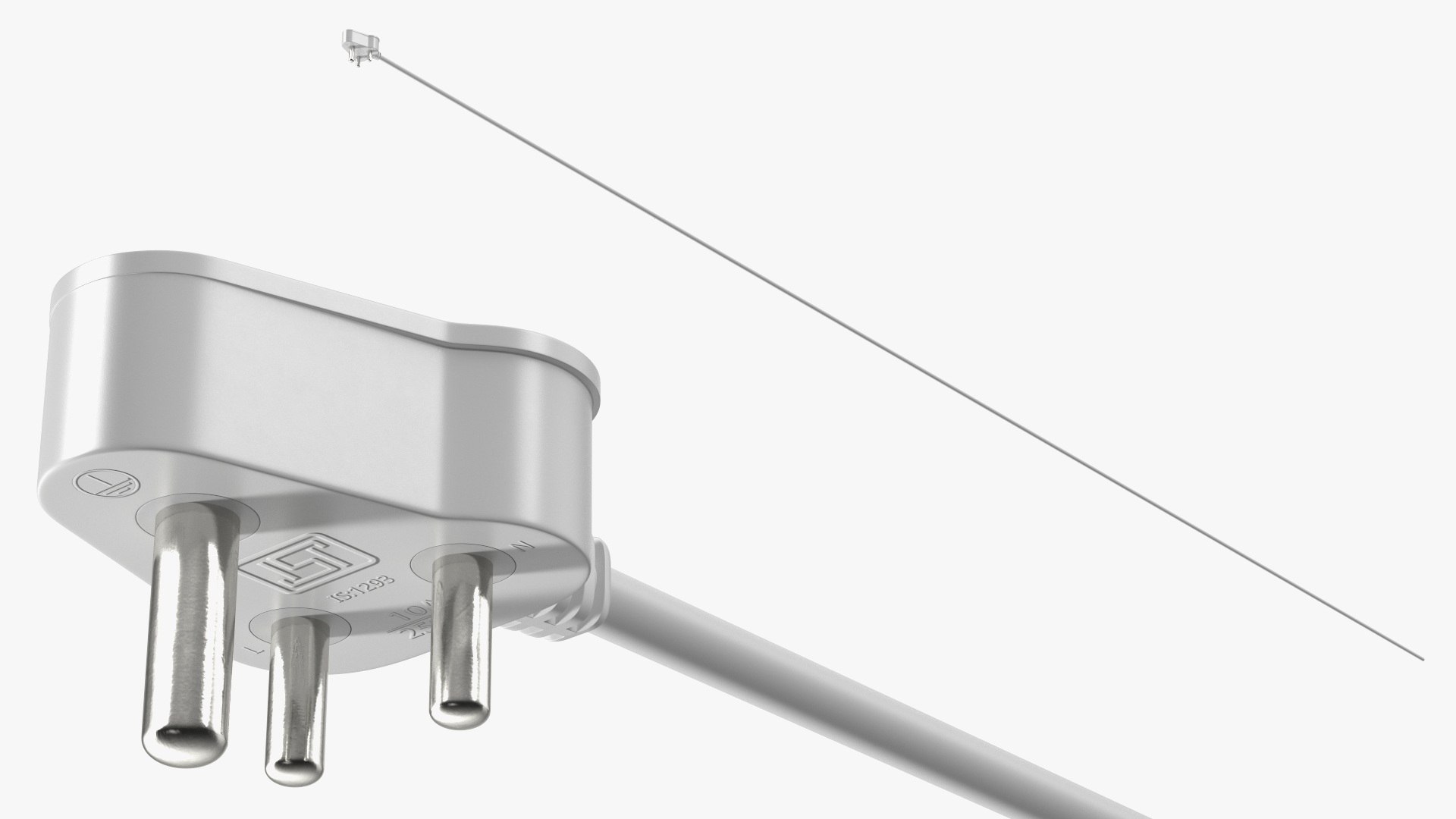 3D Type D Electric Plug White Rigged - TurboSquid 2042718