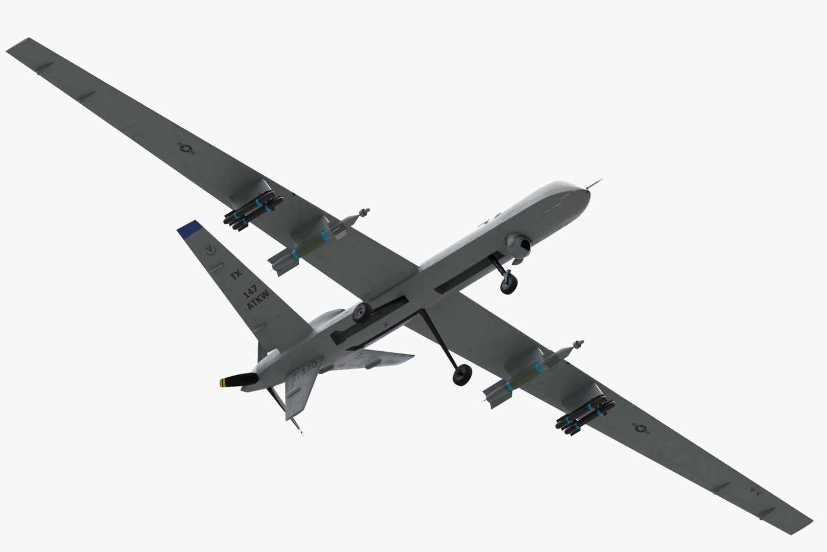 MQ-9 Reaper UAV Drone 3D - TurboSquid 1843564