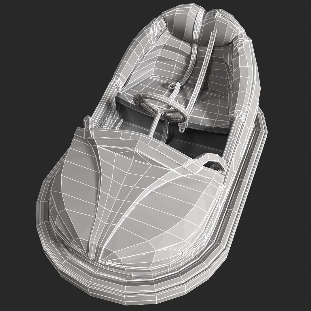 3d model bumper car
