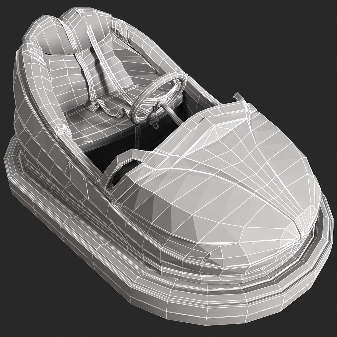 3d model bumper car