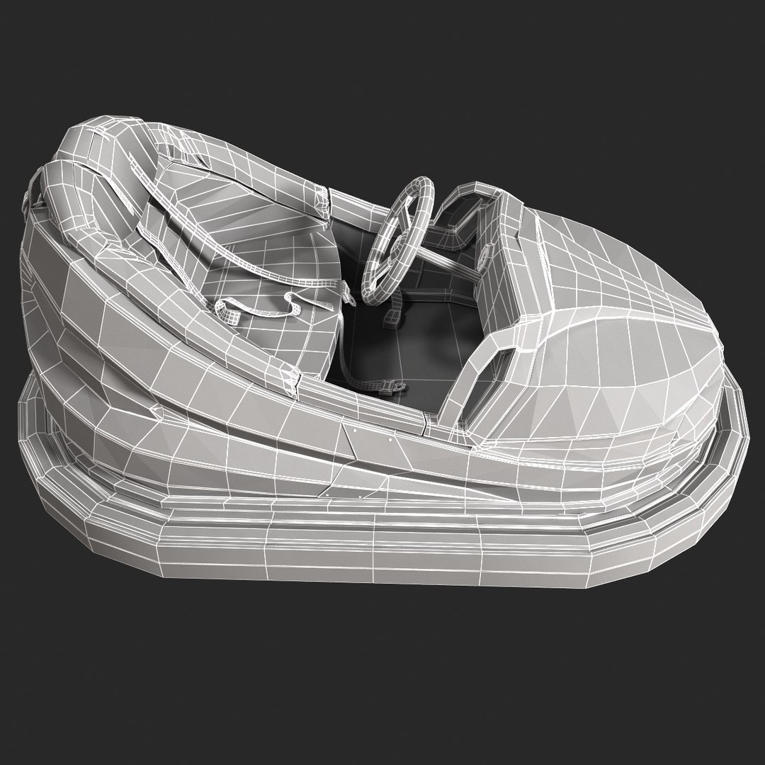 3d model bumper car