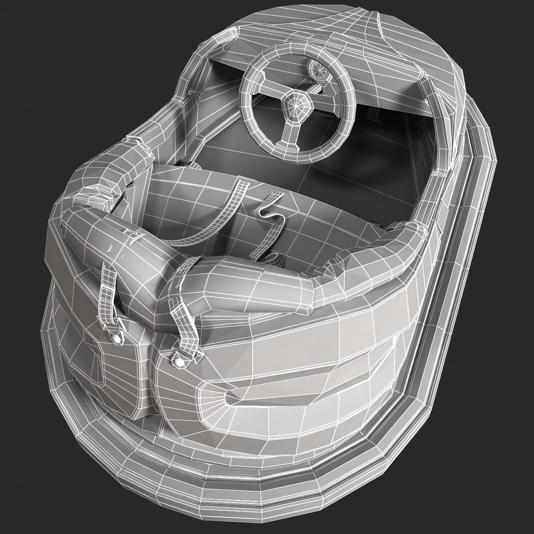 3d model bumper car