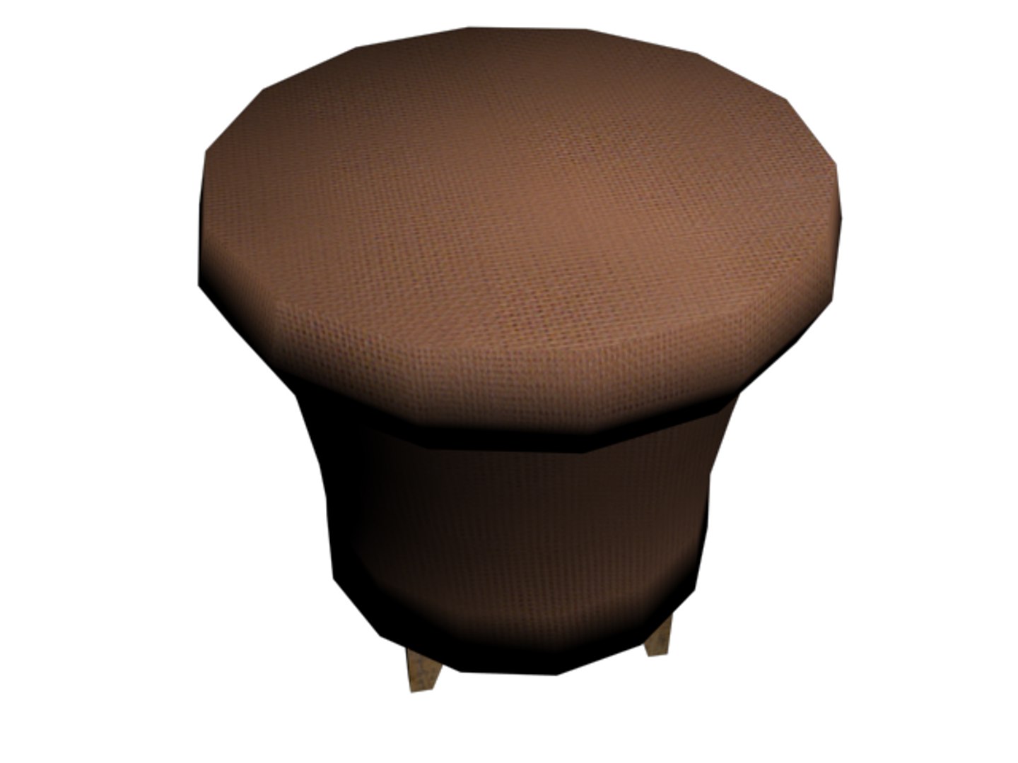 Free Stool Footstool 3d Model