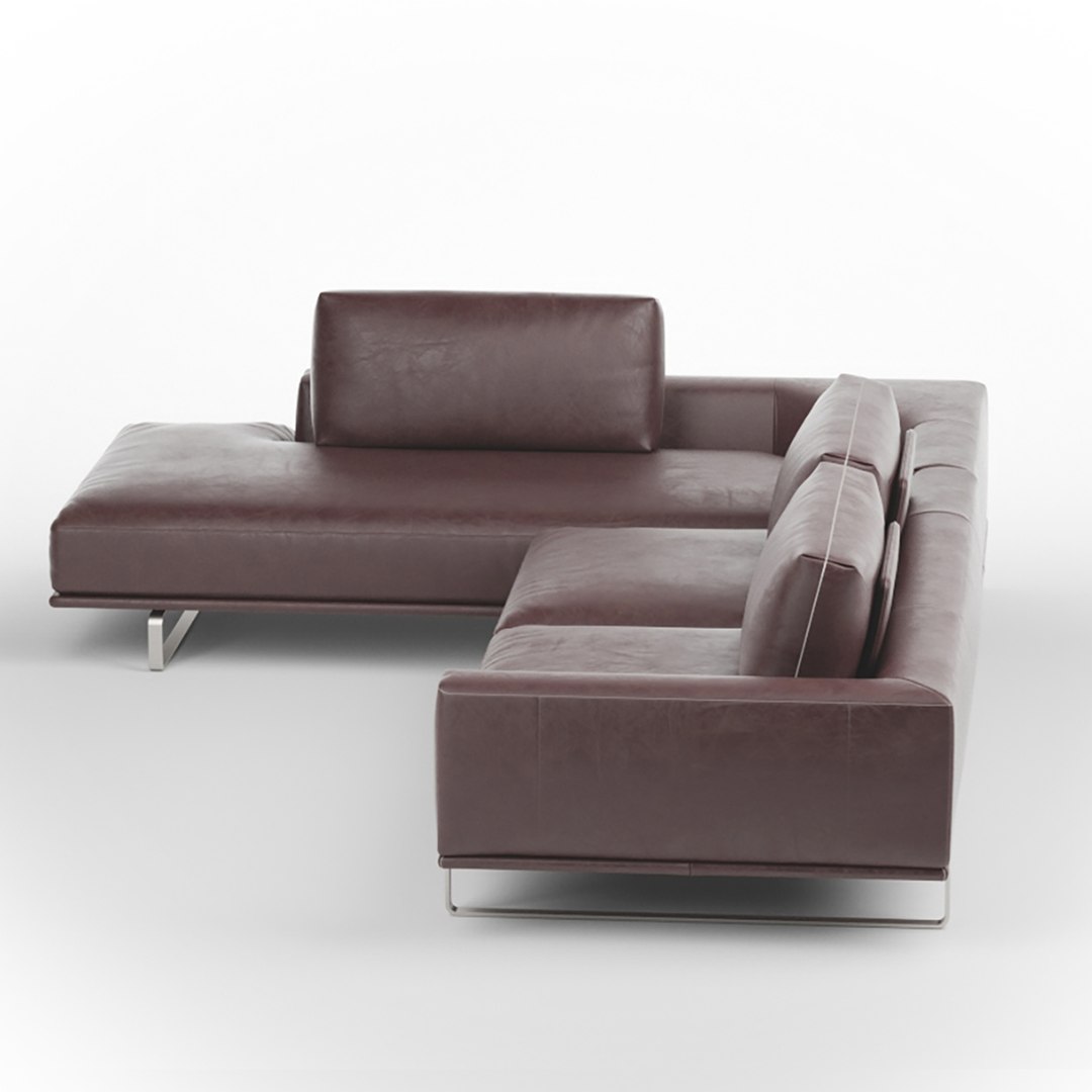 Tempo Corner Sofa By Natuzzi 3D - TurboSquid 1762999