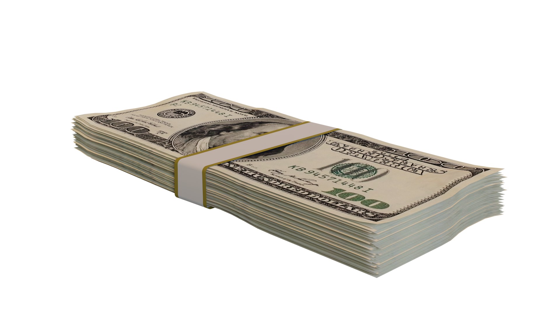 Stack Of Money Model - TurboSquid 1980465