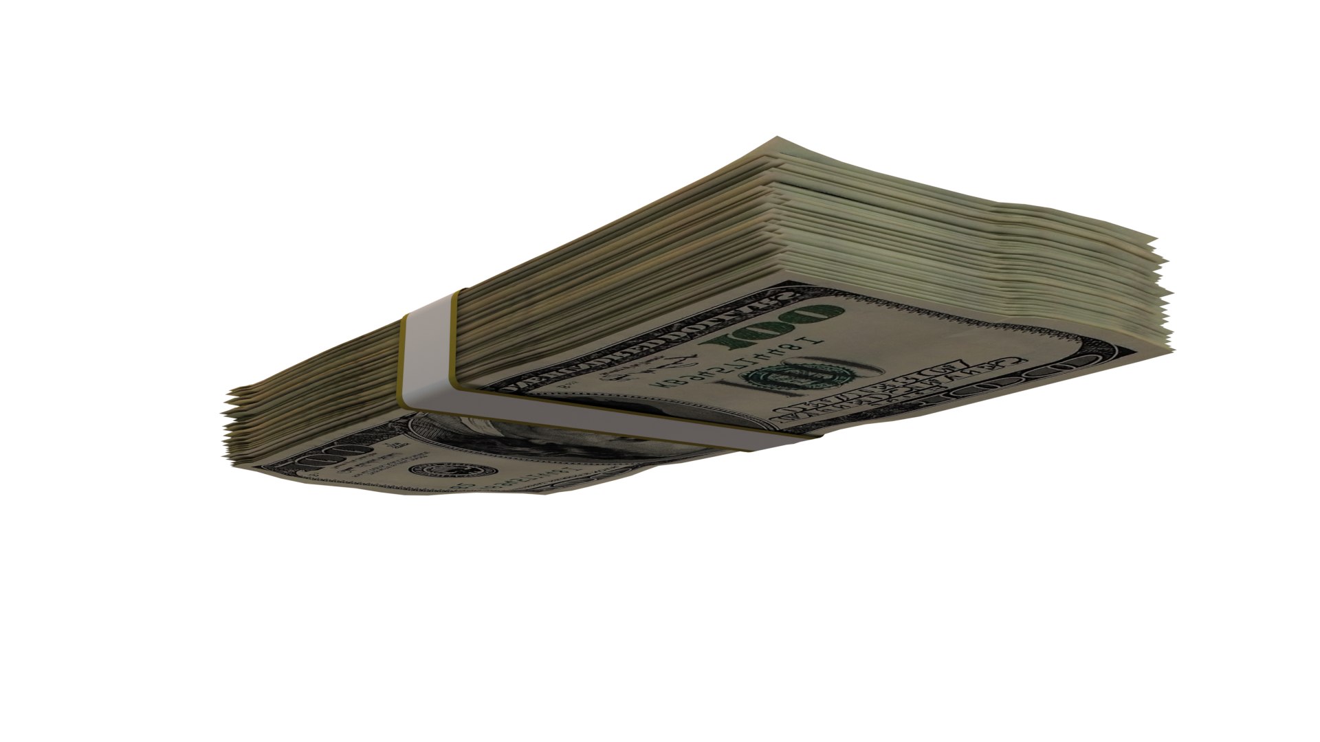 Stack Of Money Model - TurboSquid 1980465